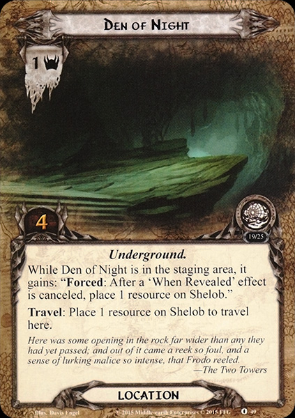 Shelob’s Lair – Vision Of The Palantir